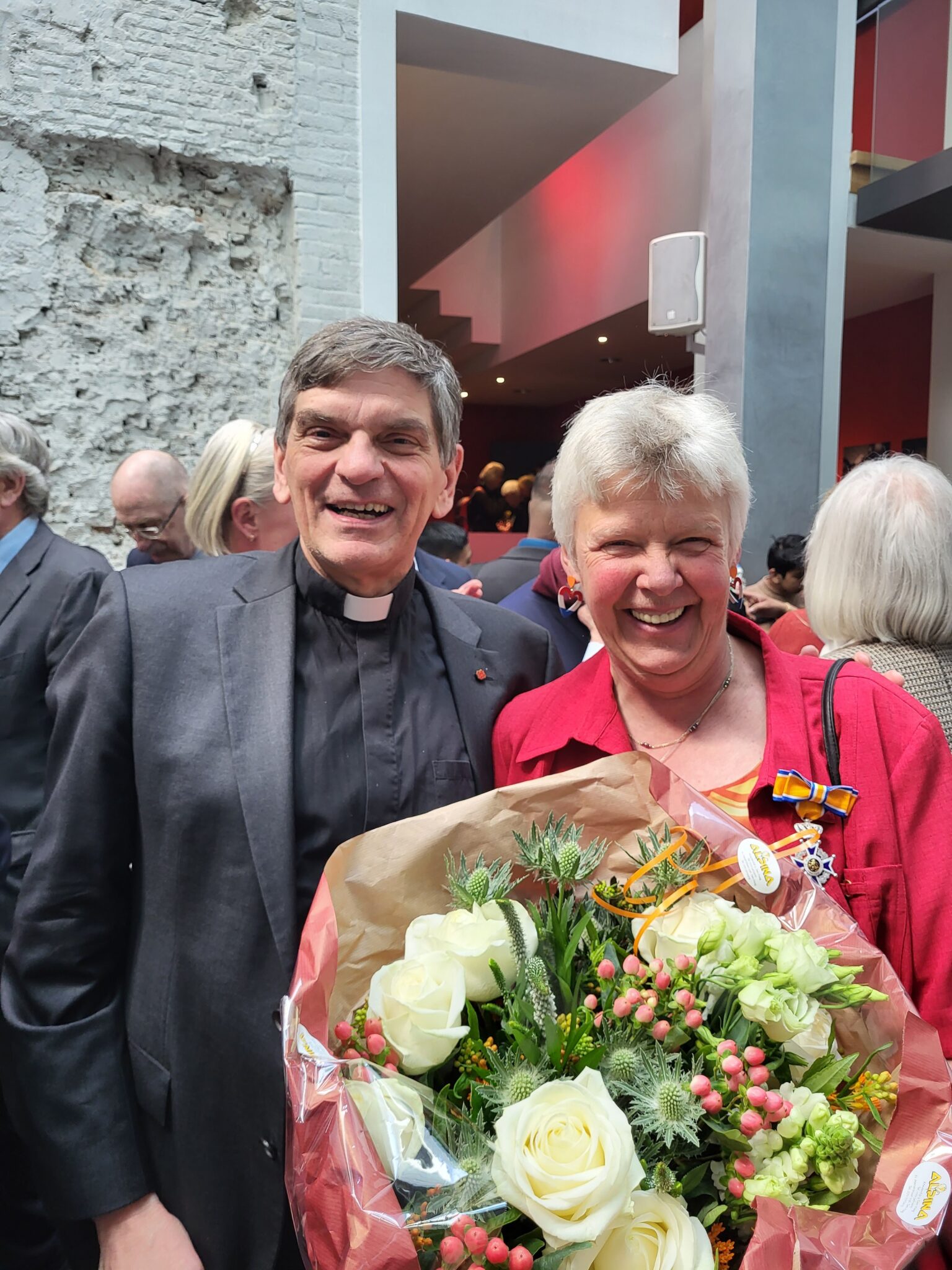 Margriet Quarles van Ufford onderscheiden – Oecumene Den Haag